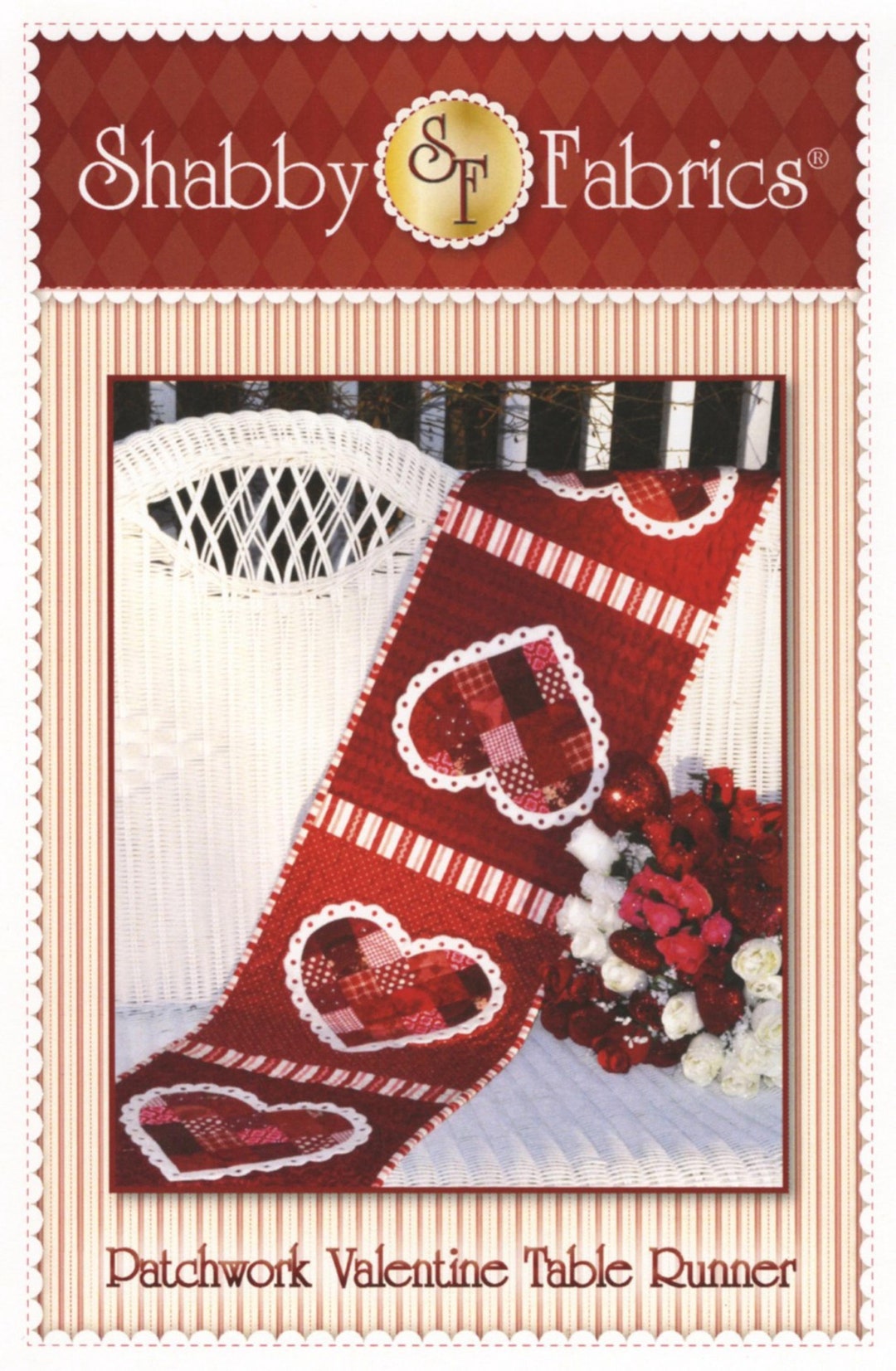 Patchwork Valentine *applique Table Runner Sewing Pattern* By: Jennifer ...