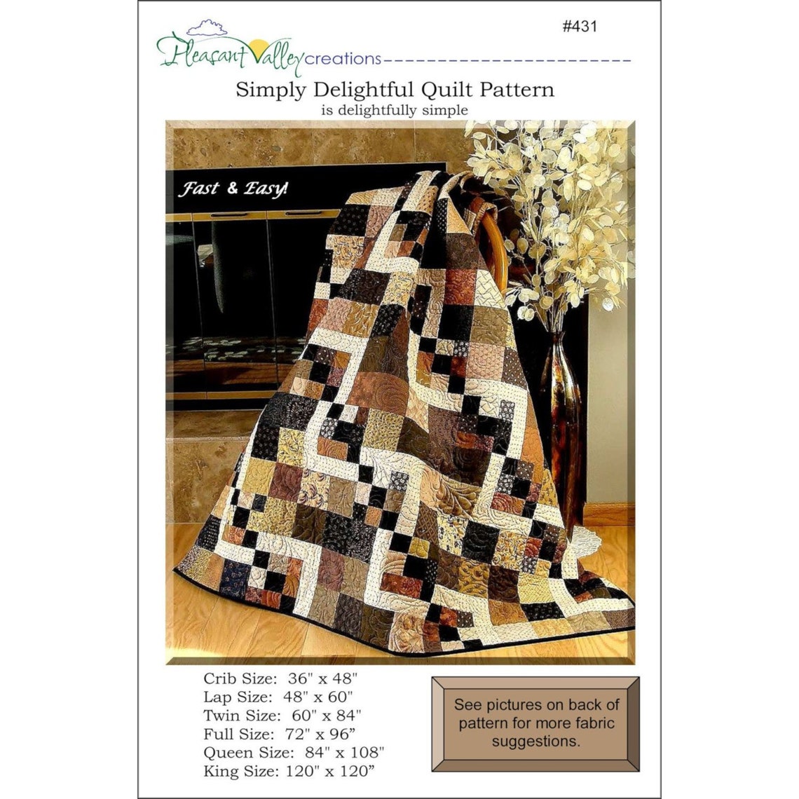 Simply Delightful Quilt Pattern *pre-cut Friendly Design* From ...