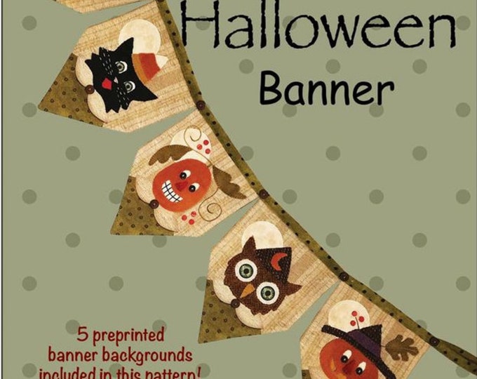 HAPPY HALLOWEEN BANNER 5 Preprinted Banner Backgroundspattern Included ...