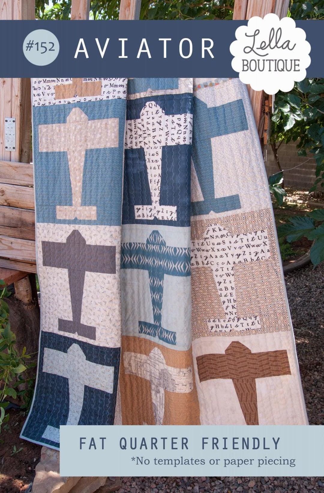 Aviator *quilt Pattern* By: Vanessa Goertzen - Lella Boutique #152 - Etsy