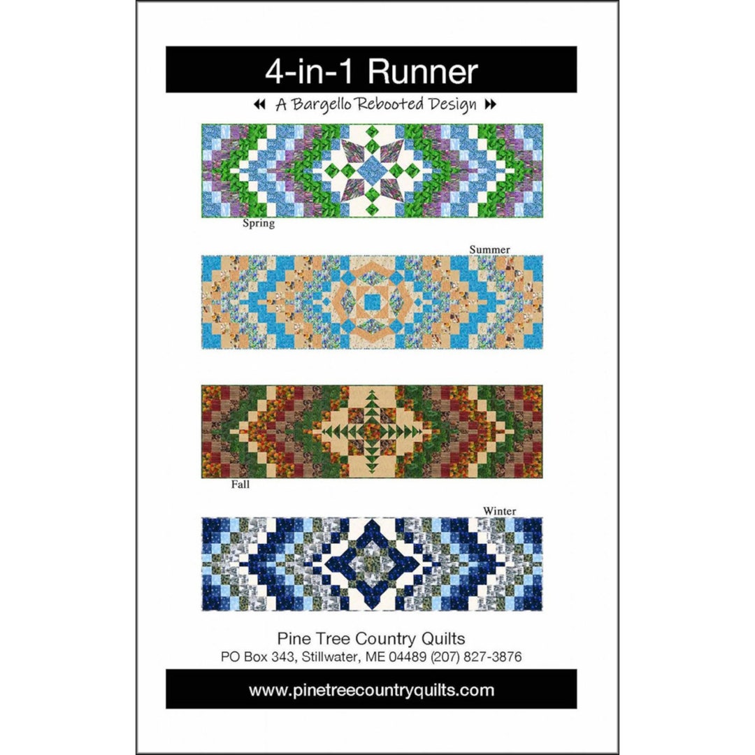 4-IN-1 Runner *bargello Table Runner Pattern* By: Pine Tree Country ...