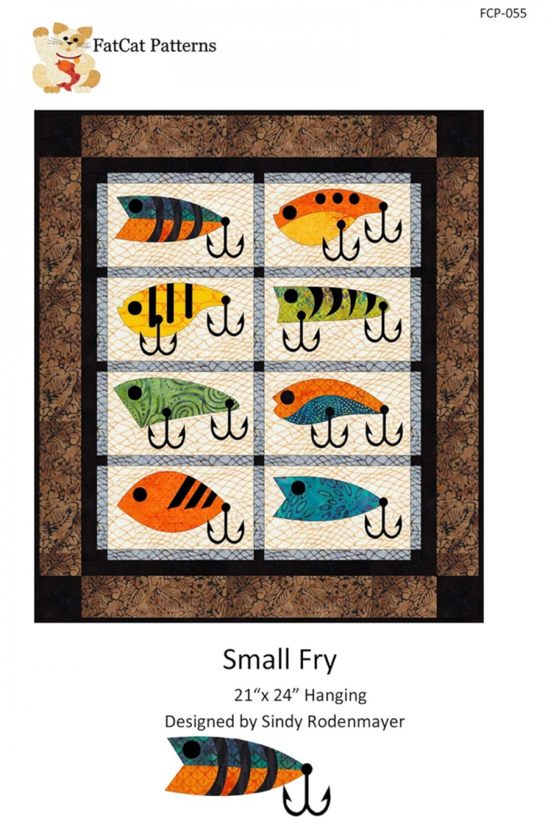Small Fry Wall Hanging Pattern BY: Fatcat Patterns FCP-055 - Etsy