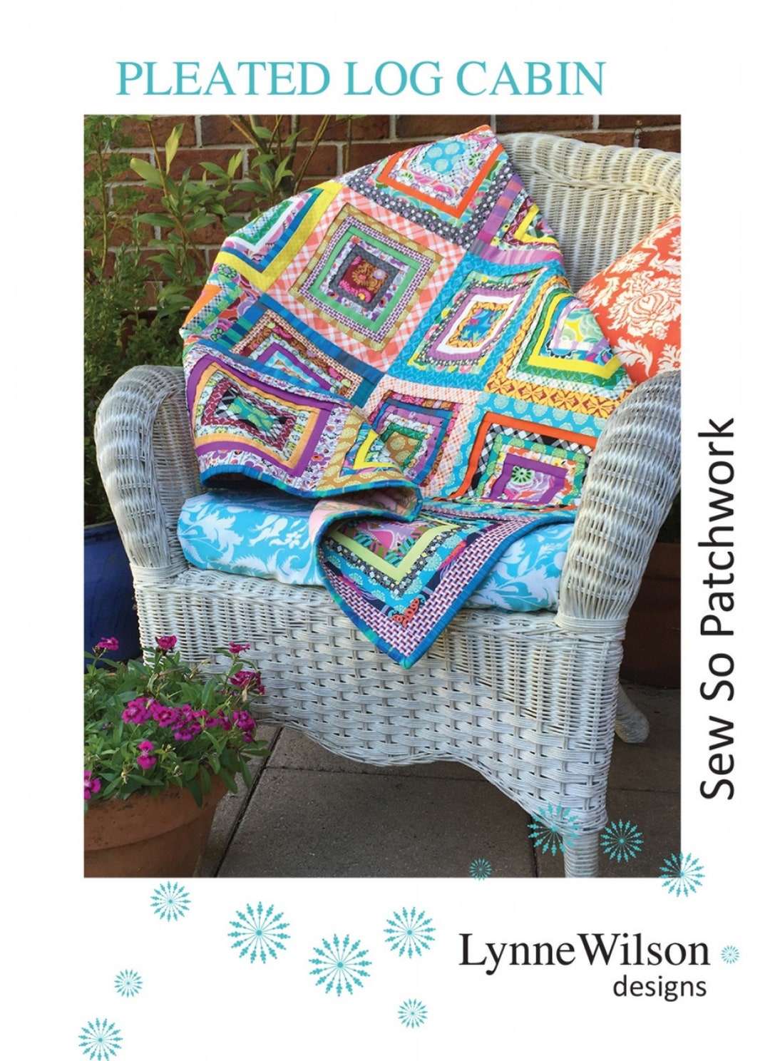 Pleated Log Cabin *quilt Pattern By: Lynne Wilson Designs LWD205 - Etsy