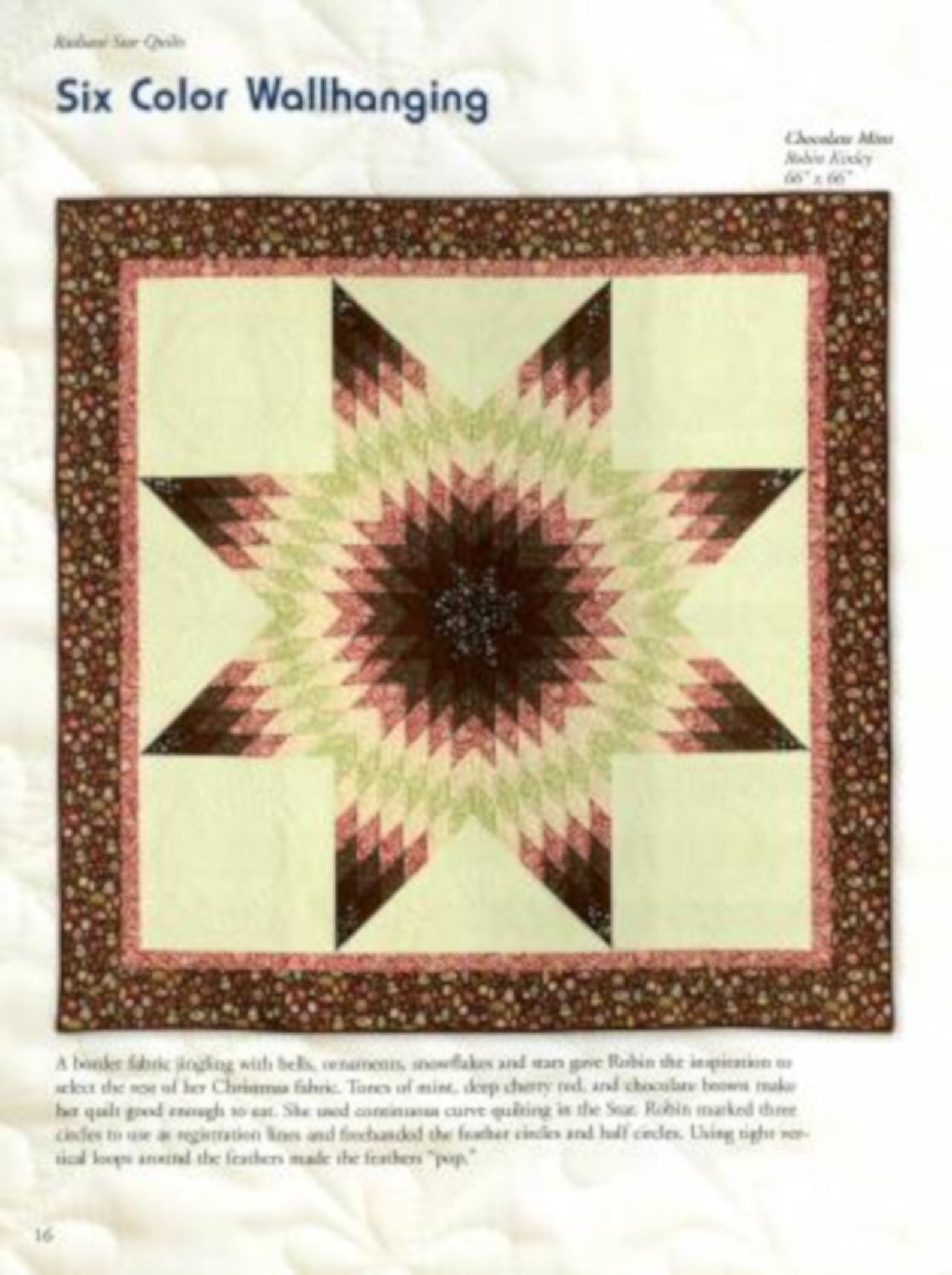 Radiant Star Quilts *pattern Book* By: Eleanor Burns for Quilt in a Day ...