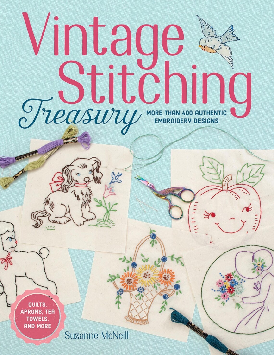 Vintage Stitching Treasury *400+ Embroidery Designs Book* By: Suzanne ...