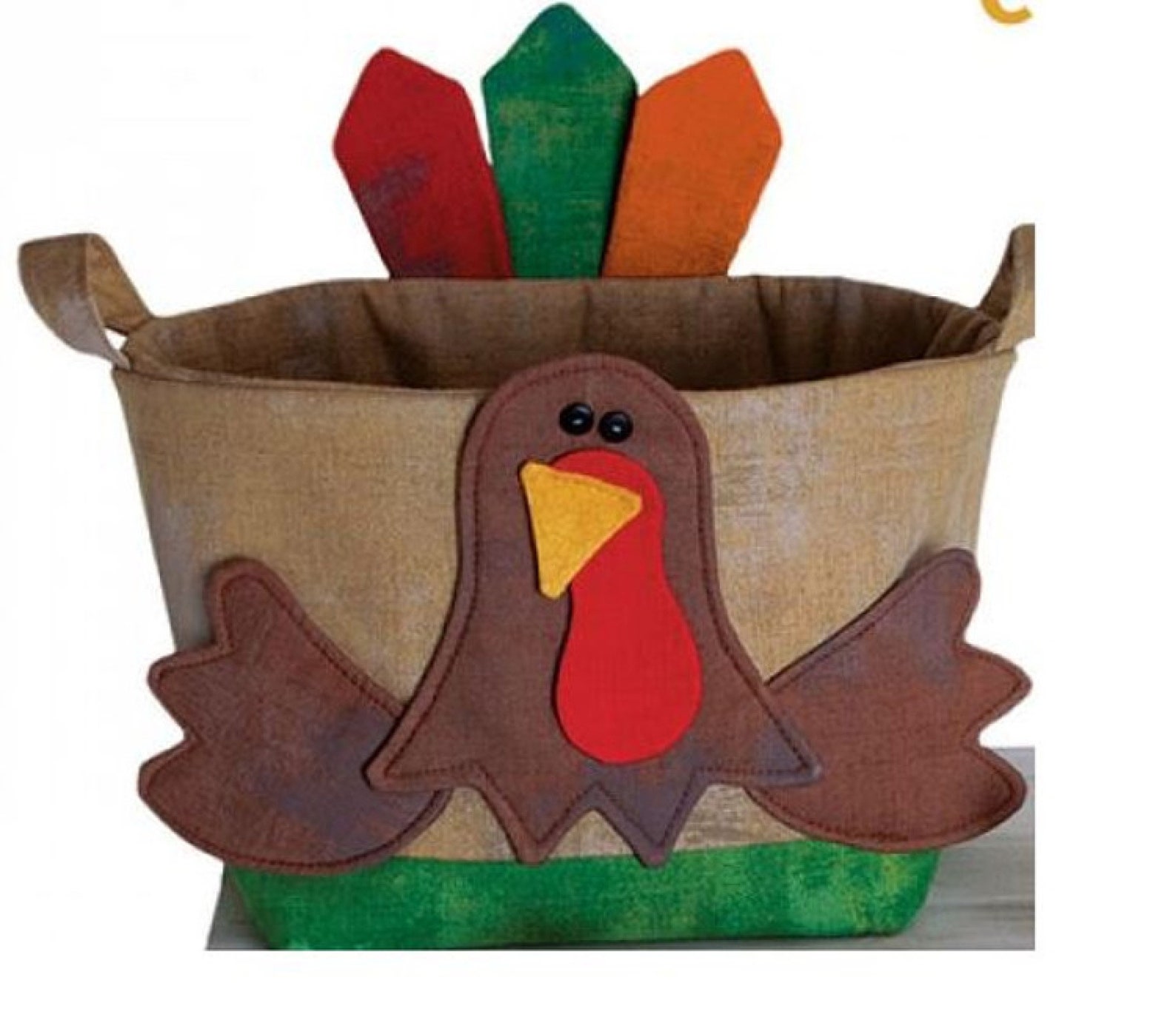 Handy Baskets Chicken & Turkey pattern From: Cotton Ginnys - Etsy