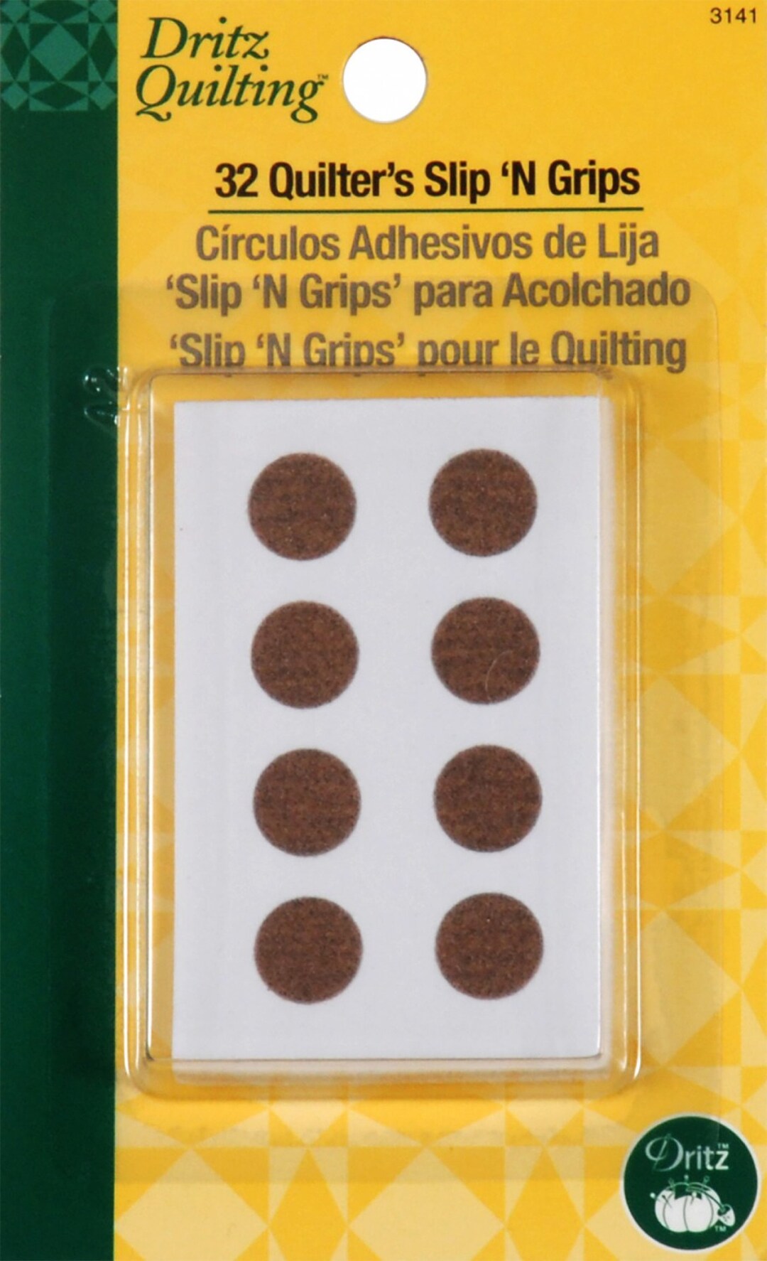 Quilters Slip 'N Grip *gripper Dots for Rulers* 32 Dots By: Dritz - Etsy