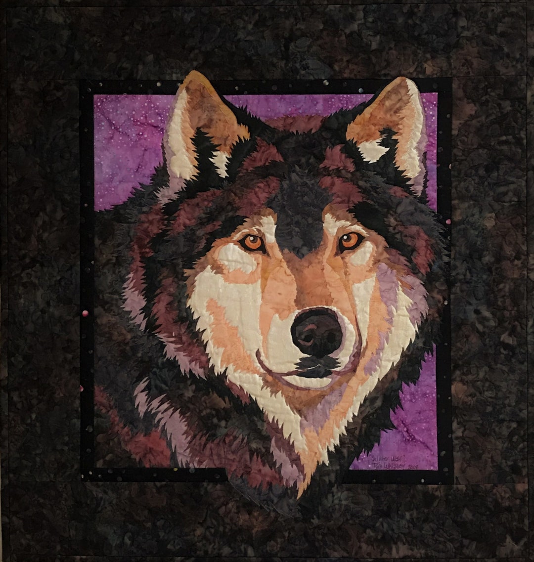 Winter Wolf *wall Hanging Quilt Pattern* By: Toni Whitney Design - Etsy