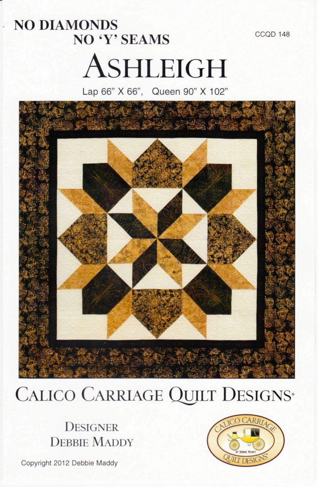 Ashleigh quilt Pattern By: Debbie Maddy Calico Carriage Quilt Designs ...