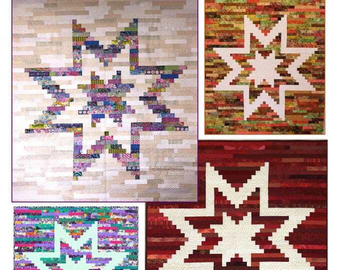 The Wolf Abstractions Quilt Pattern foundation Paper Piecing By: Violet ...