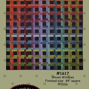 Woven Windows quilt Pattern By: Bonnie Sullivan All Through the Night ...