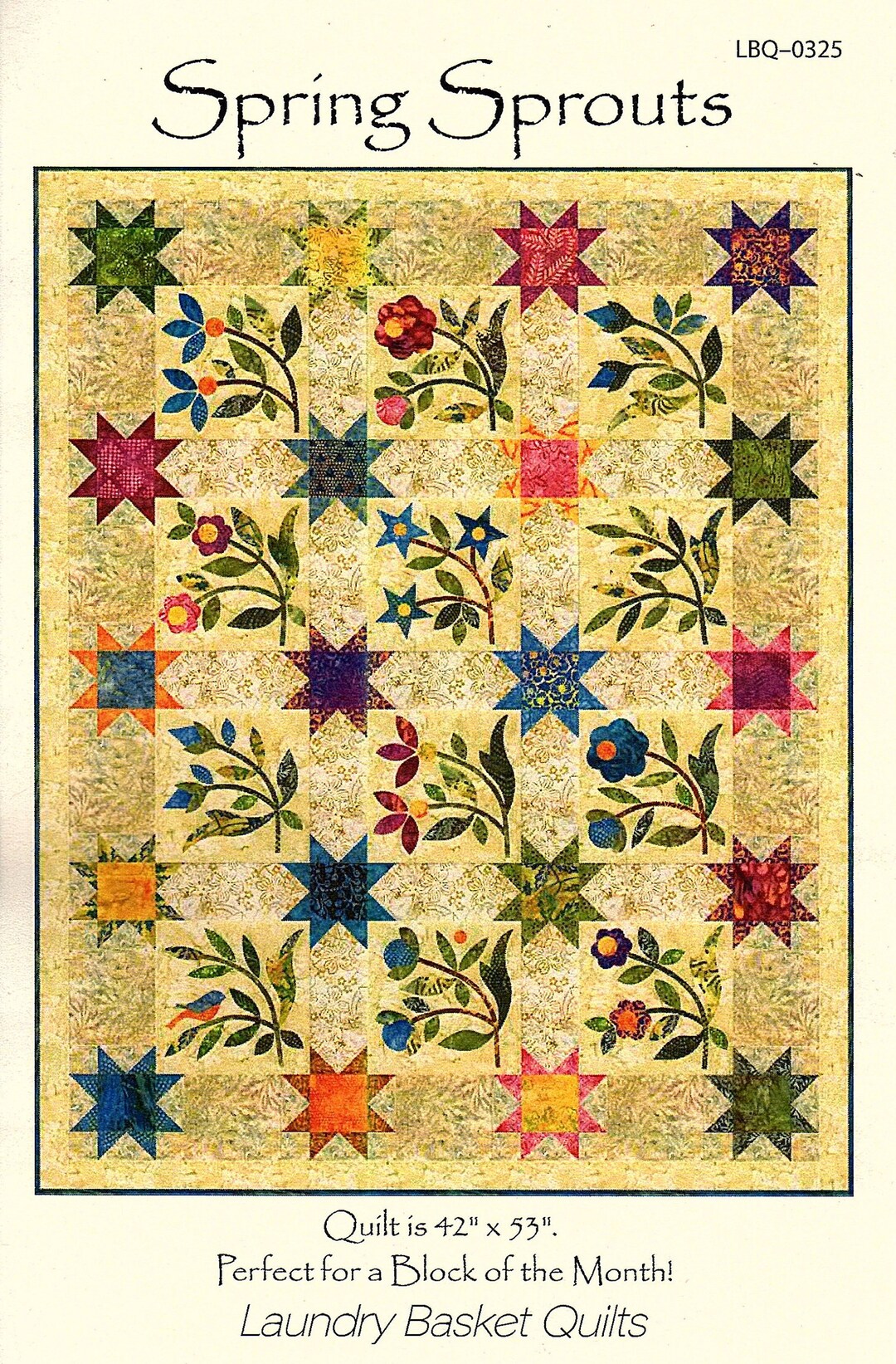 Spring Sprouts *appliqué Quilt Pattern - Sewing Version* By: Edyta ...