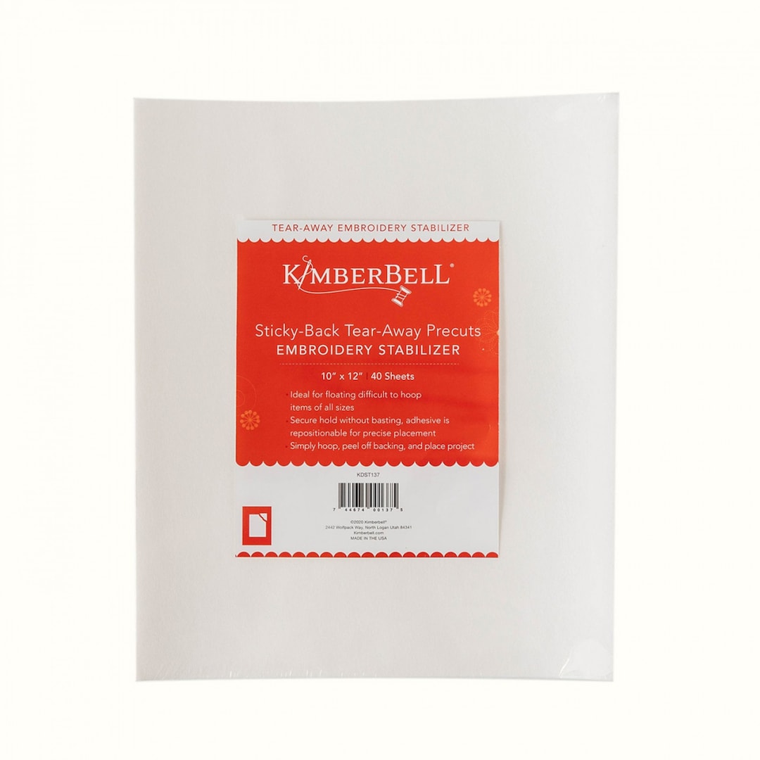 Sticky-back Tear Away Precuts *embroidery Stabilizer Sheets* From ...