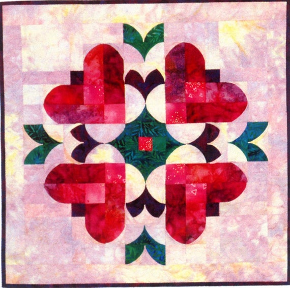 Heart to Heart quilting Pattern BY: Southwind Designs | Etsy