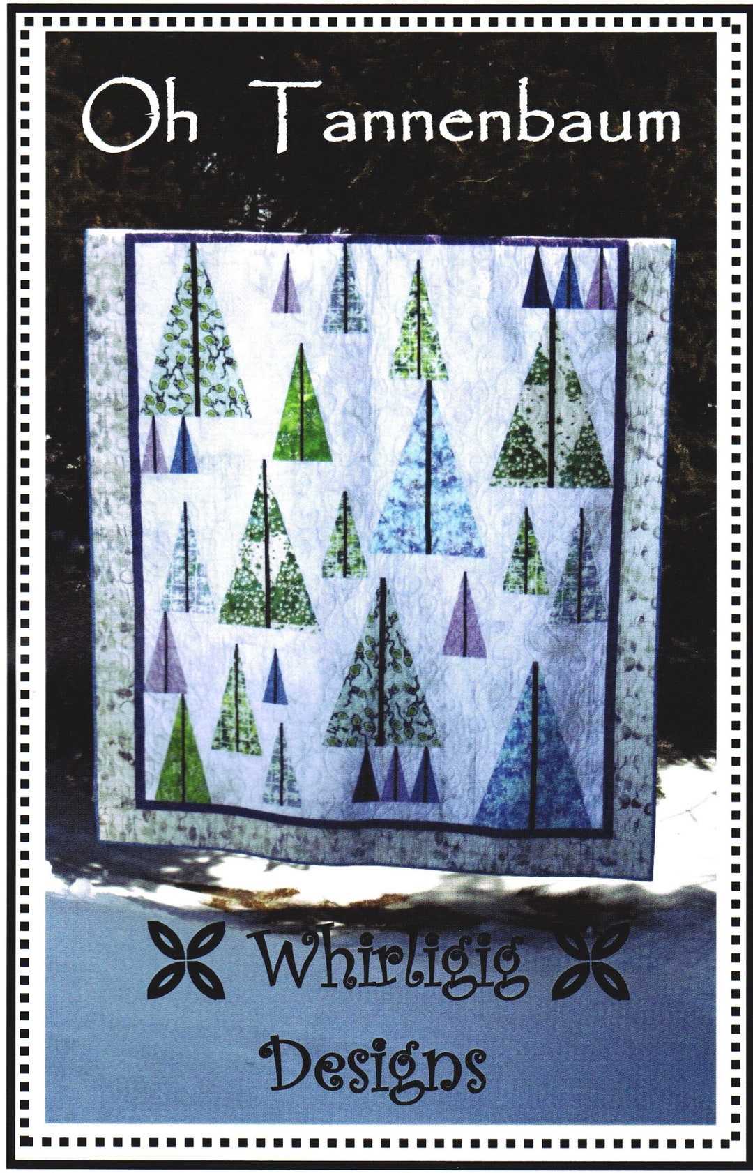 Oh Tannenbaum *pieced Quilt Pattern* By: Chris Hoover - Whirligig ...