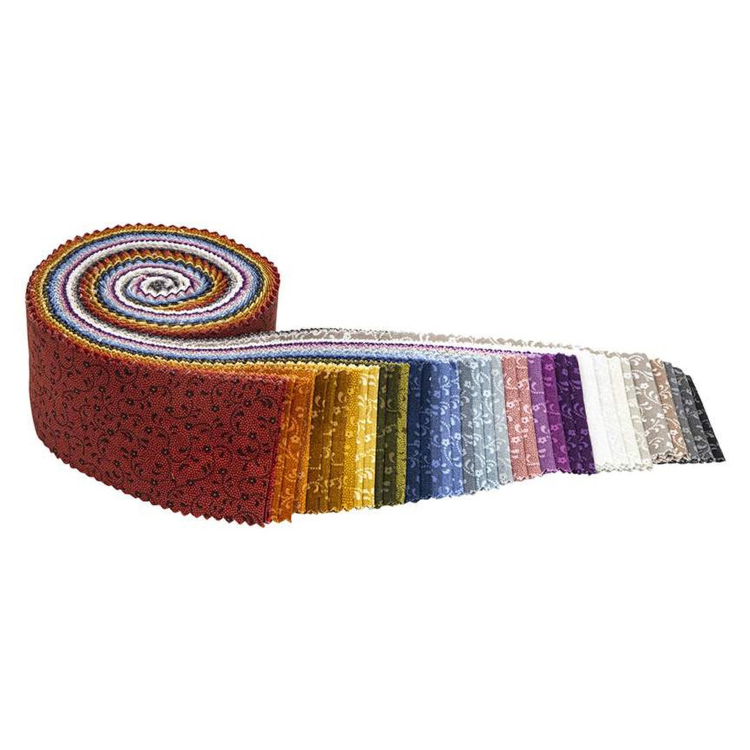 FLORET *2 1/2" Jelly Roll* 40 - Strips From: Gerri Robinson for Riley ...