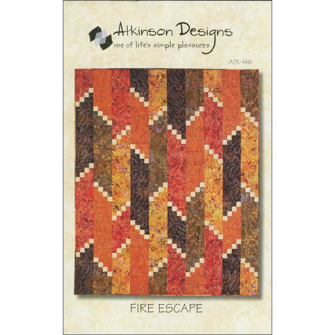 Fire Escape *quilt Pattern* By: Atkinson Designs ATK-146 - Etsy