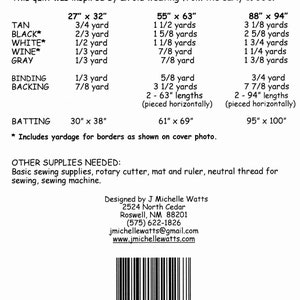 Two Gray Hills *A Native American Rug Design Quilt Pattern* By: J ...