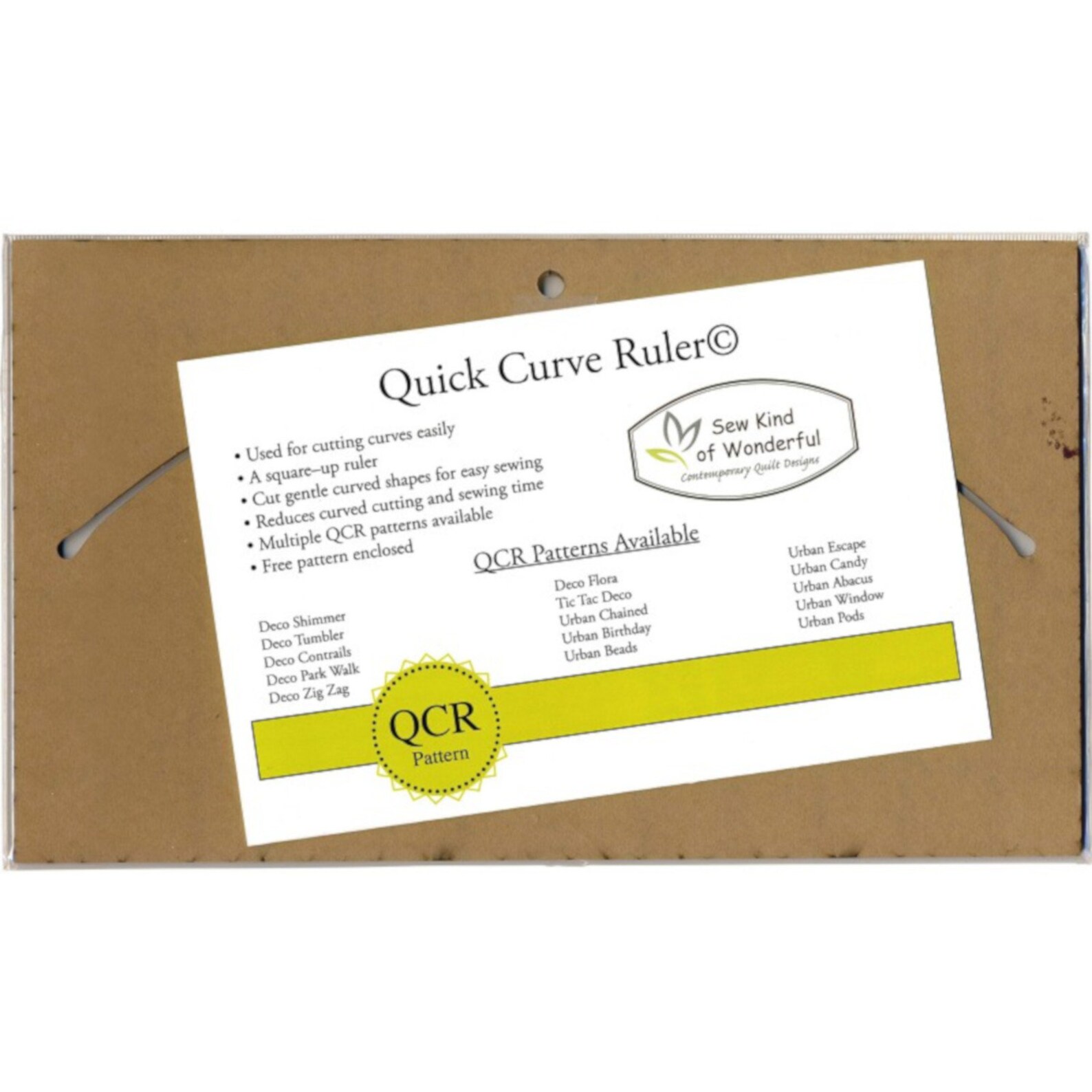 Quick Curve Ruler acrylic From: Sew Kind of Wonderful - Etsy