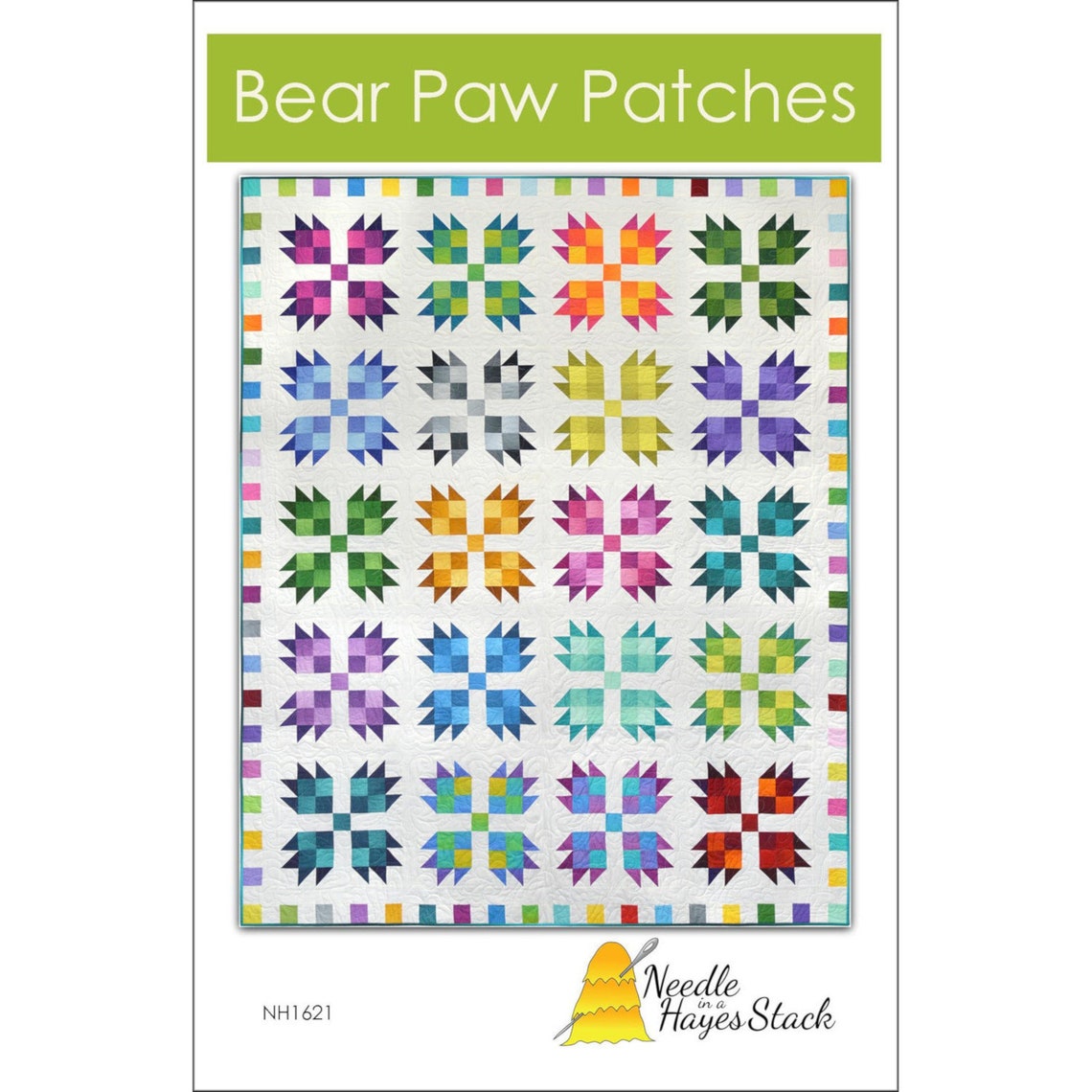Bear Paw Patches pieced Quilt Pattern By: Tiffany Hayes - Etsy
