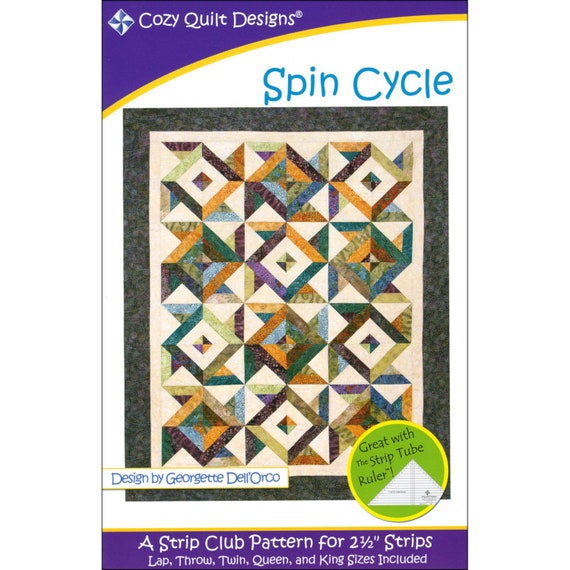 SPIN CYCLE quilt Pattern Cozy Quilt Designs CQD01049 | Etsy