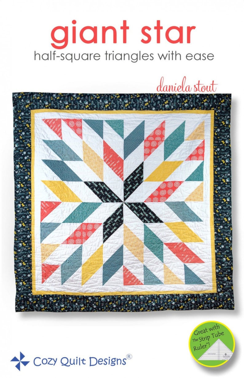 GIANT STAR *quilt Pattern* By: Cozy Quilt Designs CQD01176 - Etsy
