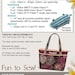 Riviera Handbag *sewing Pattern* From: Pink Sand Beach Designs - Etsy
