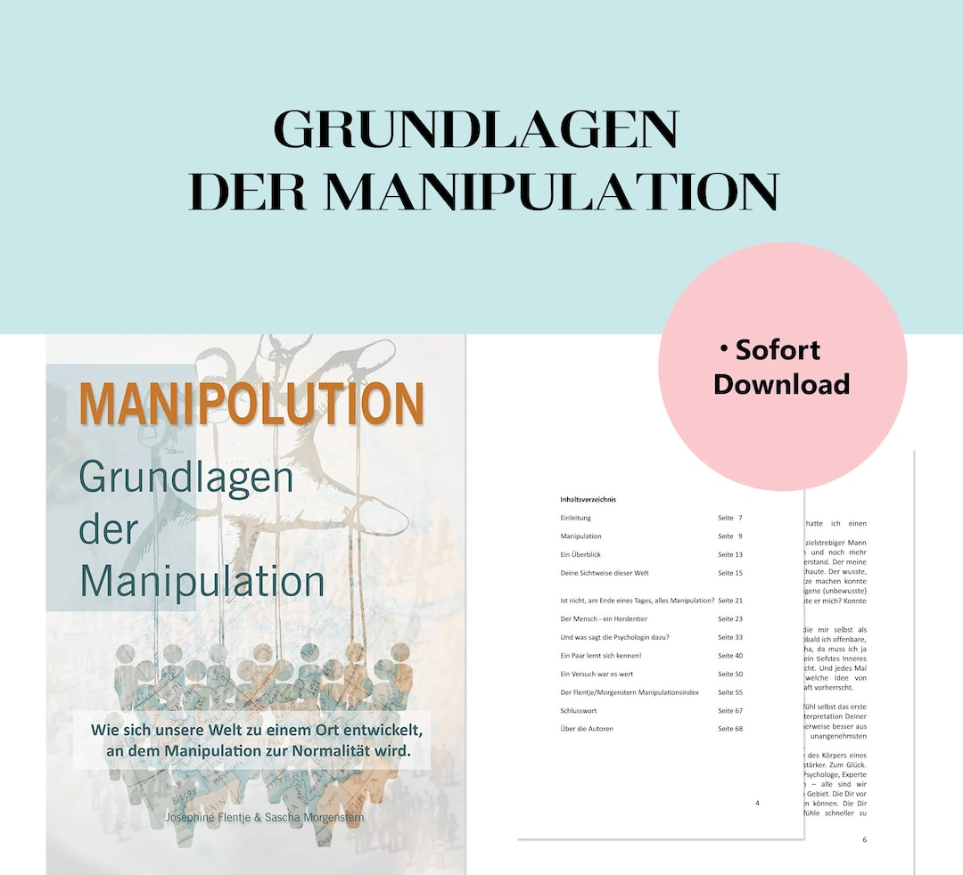 Basics of Manipulation PDF Instant Download - Etsy