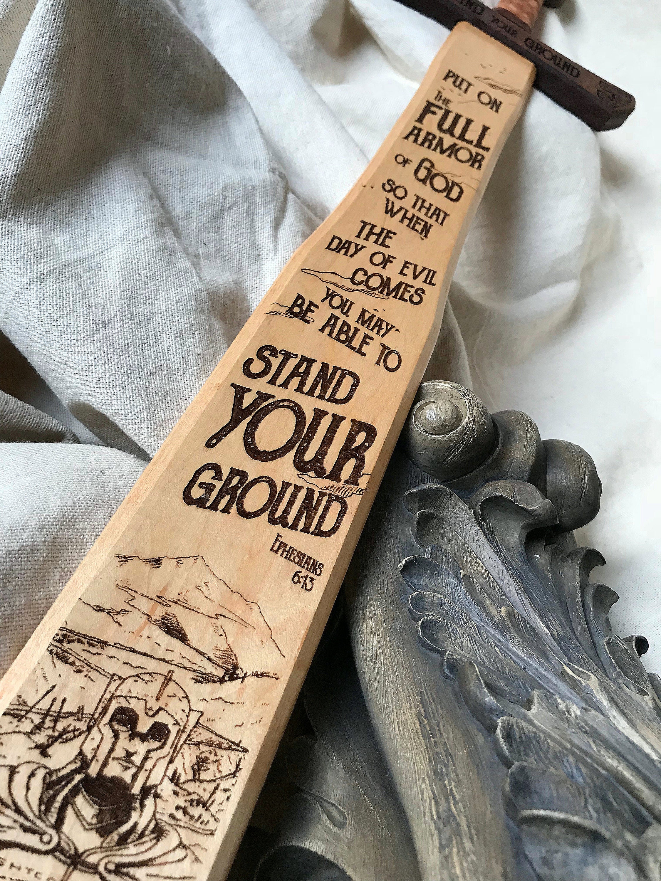 Armor of God Scripture Sword Wall Decor | Etsy