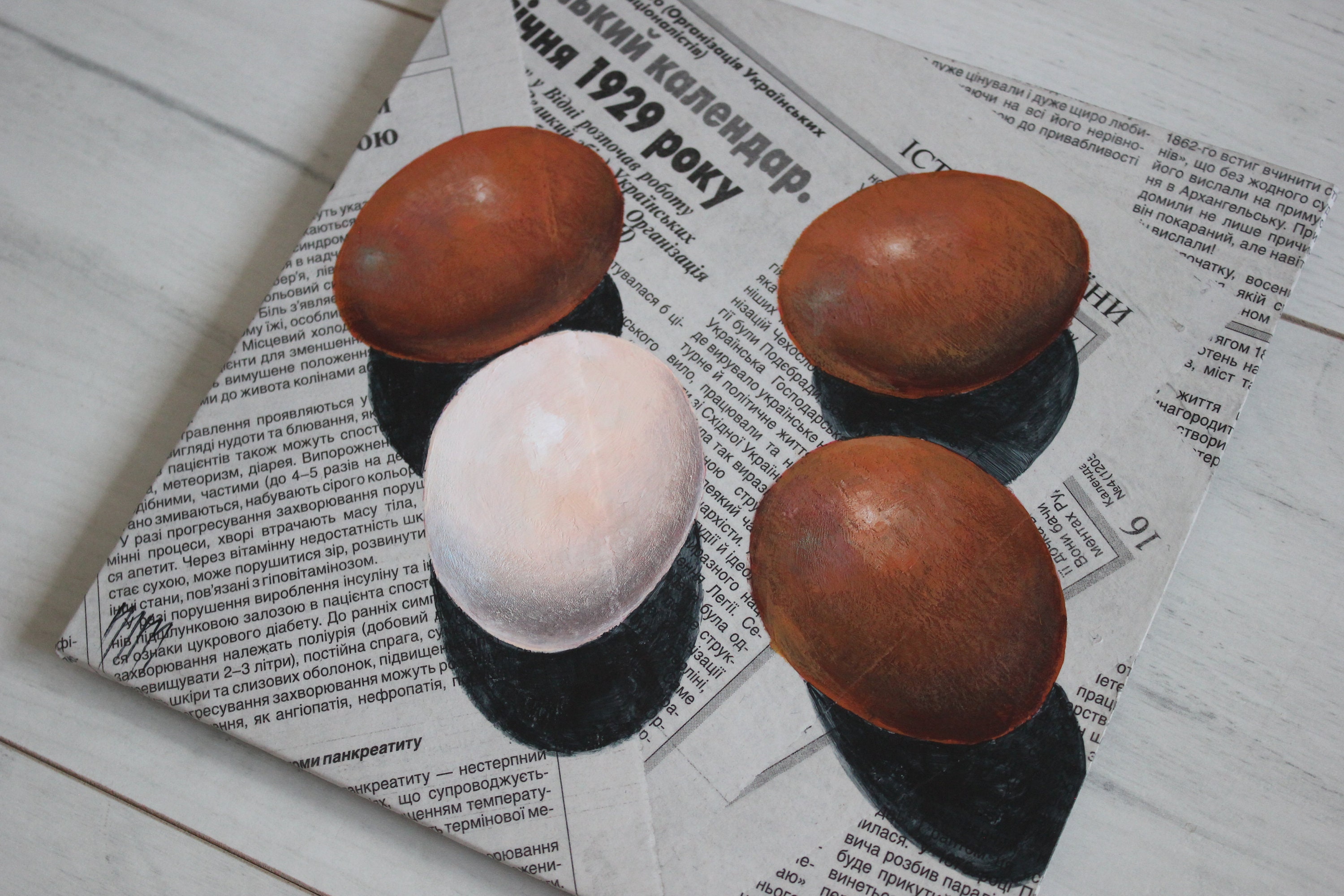 Eggs Oil Painting, Original Eggs Art, Eggs Still Life, Small Original ...