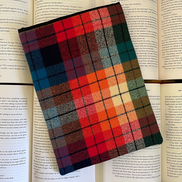 Plaid Book - Etsy