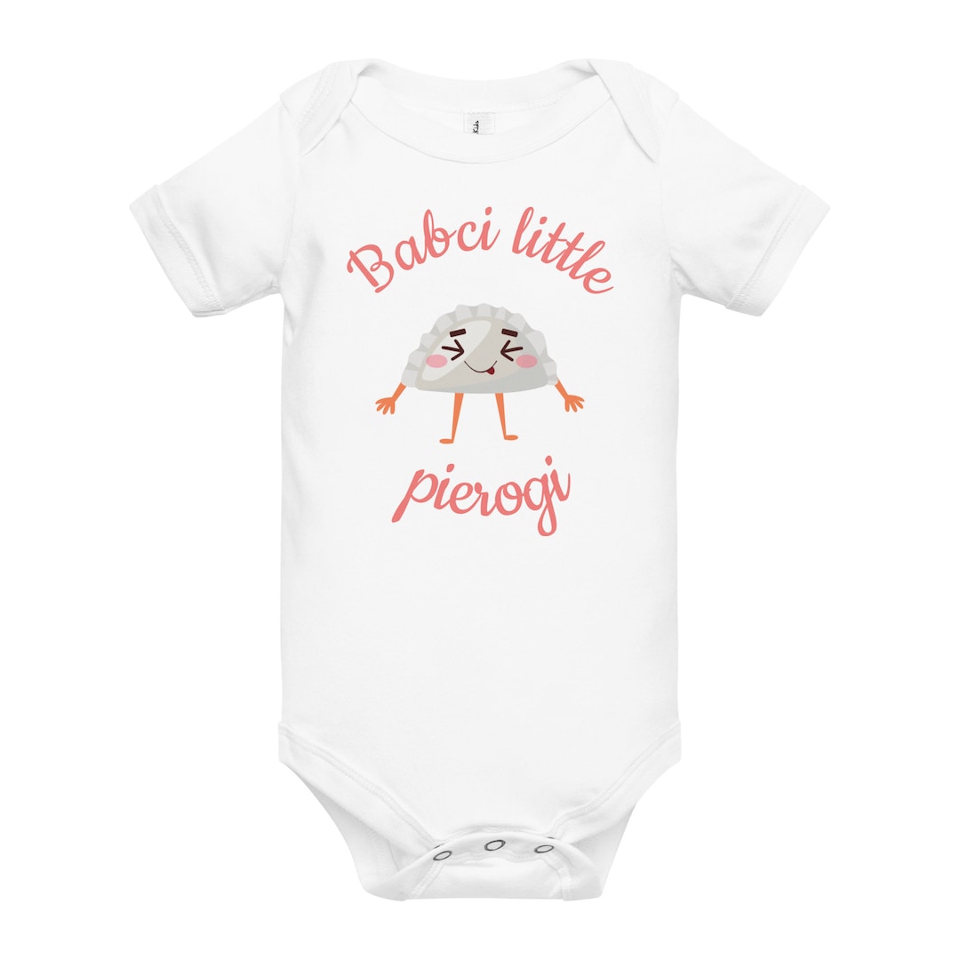 Babci's Little Pierogi - Polish Baby Onesie | Humorous Bilingual Infant ...
