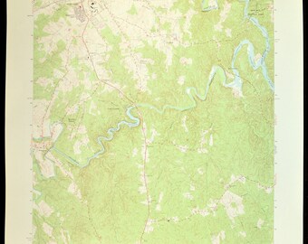 Manassas Map Print - Etsy