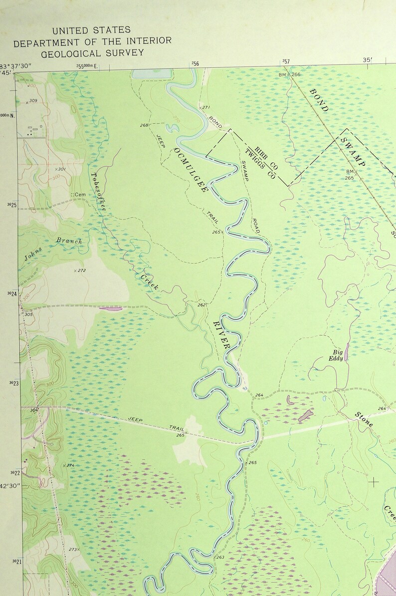 Warner Robins Map of Robins Air Force Base Georgia Art Print | Etsy