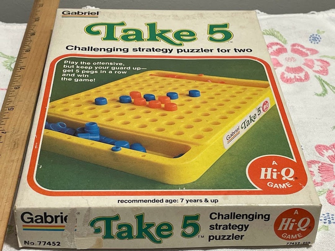 VINTAGE GAME TAKE 5 - Etsy