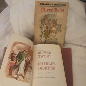 Charles Dickens Oliver Twist Book - Etsy