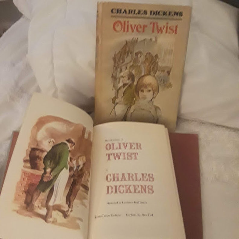 Charles Dickens Oliver Twist Book - Etsy