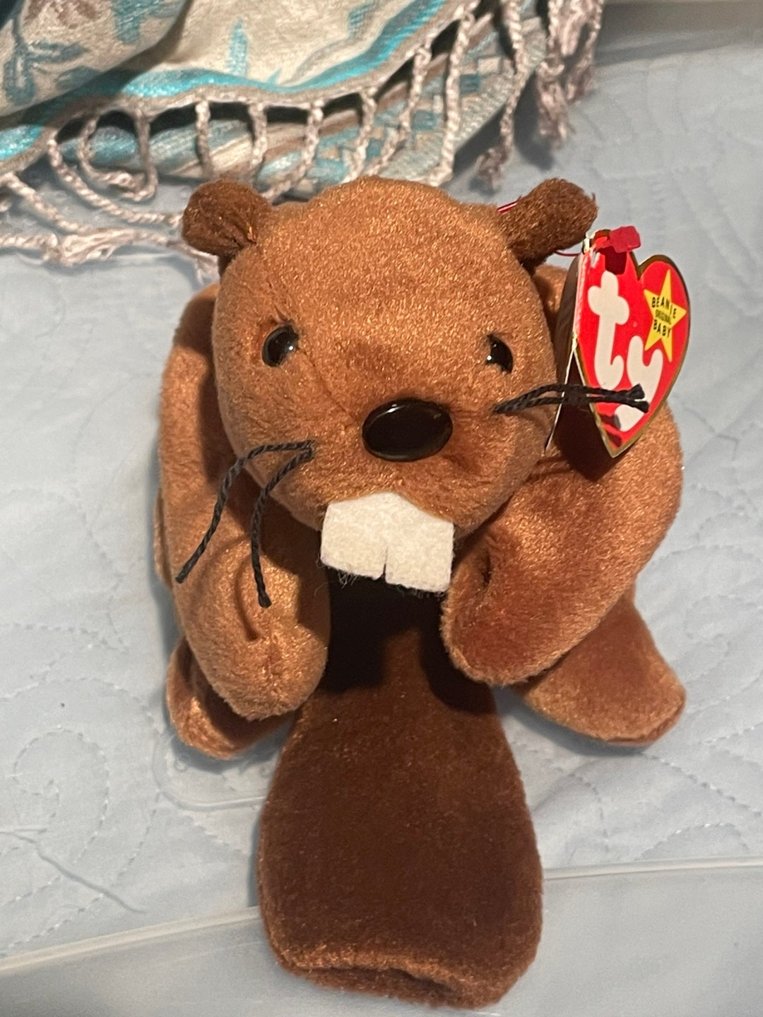 Ty Beanie Baby Bucky the Beaver - Etsy