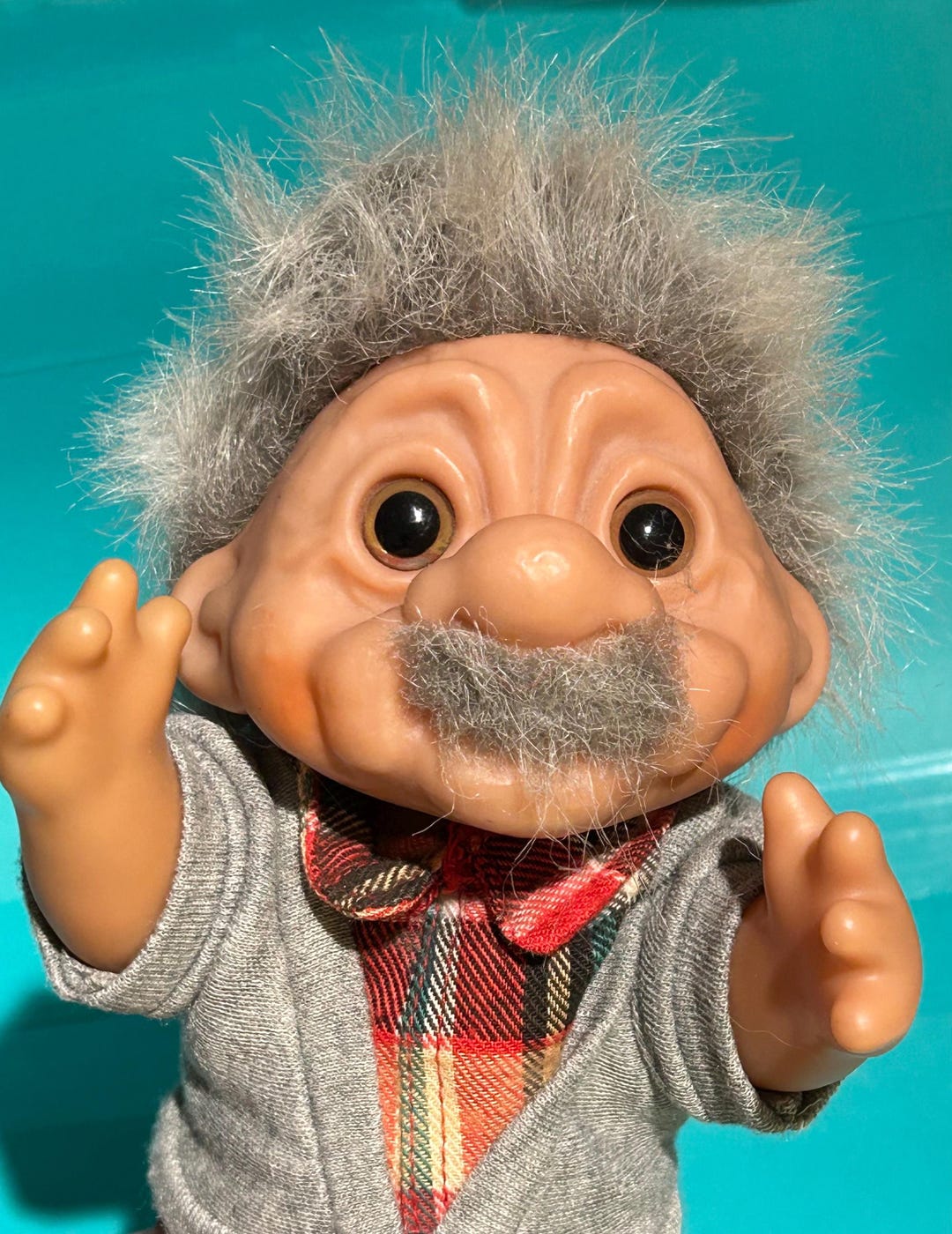 DAM Troll Grandpa or Albert Einstein Troll Doll - Etsy