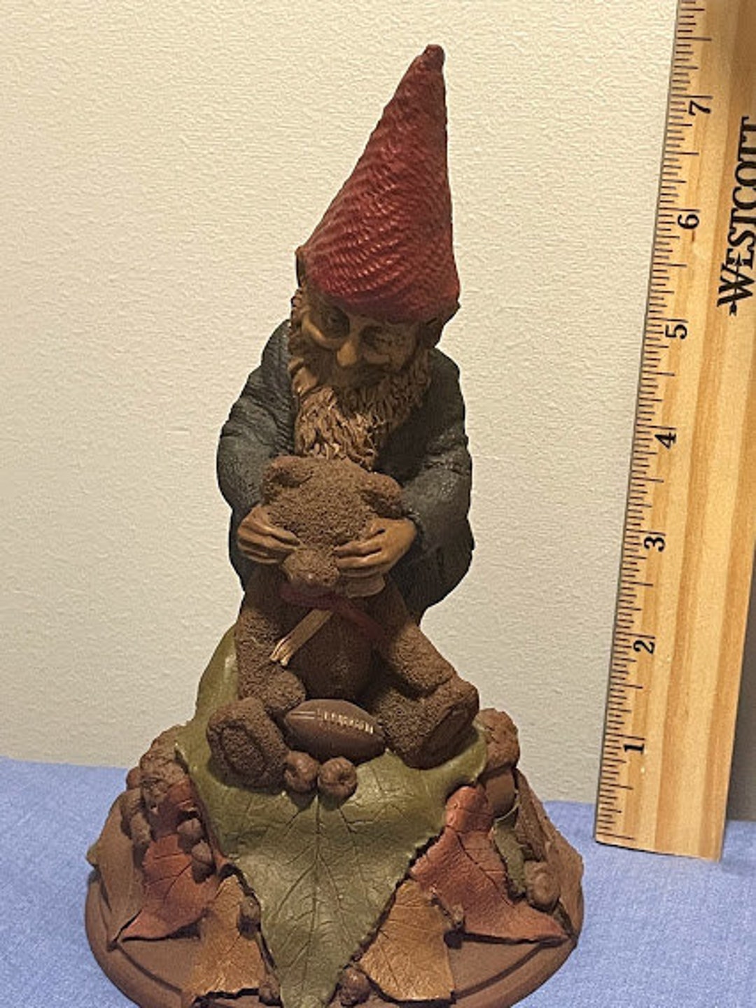 Gnome Figurine Tom Clarke Elf Sculpture - Etsy