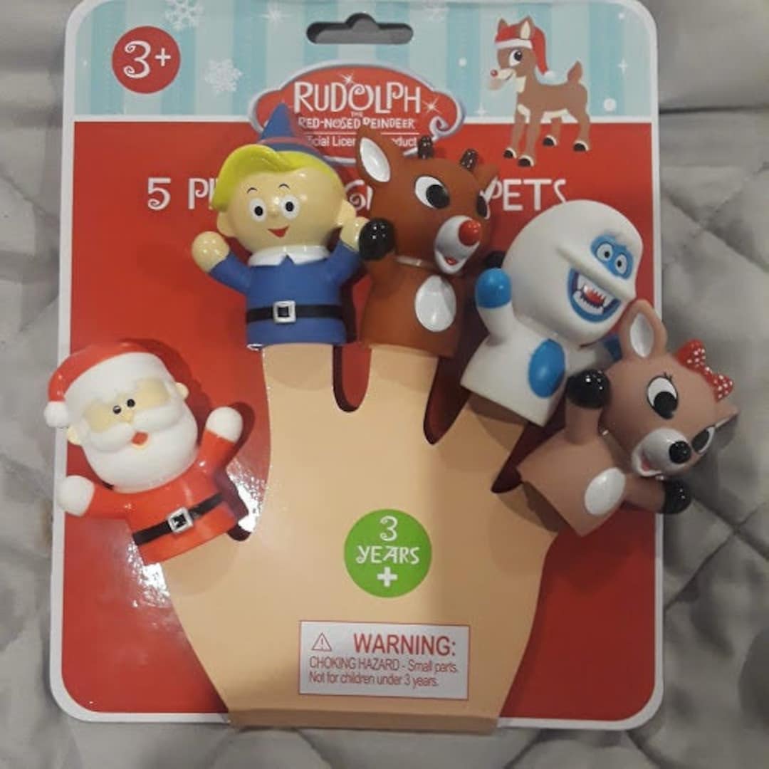 Rudolph TOY Finger Puppets Characters - Etsy