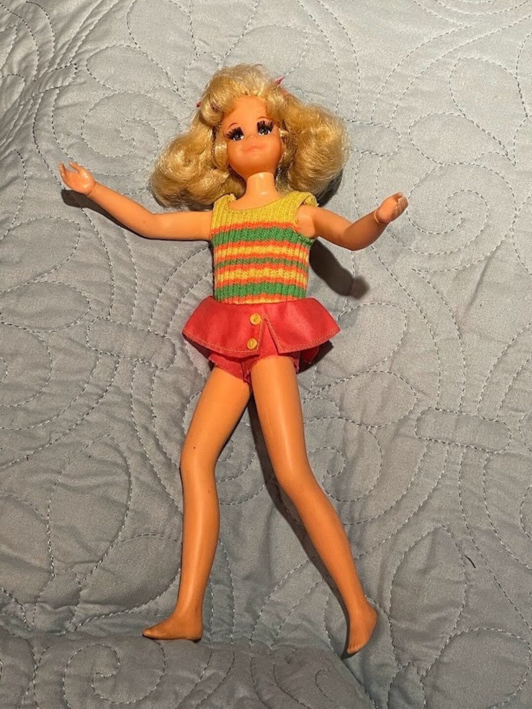 Vintage Skipper Fluff Doll Pose N Play Fluff Doll - Etsy