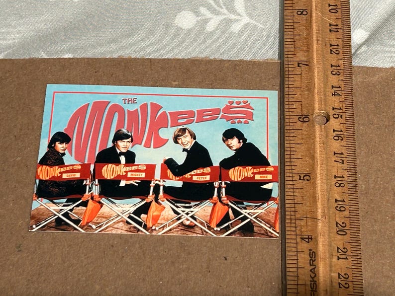 The Monkees Vintage Trading Card - Etsy