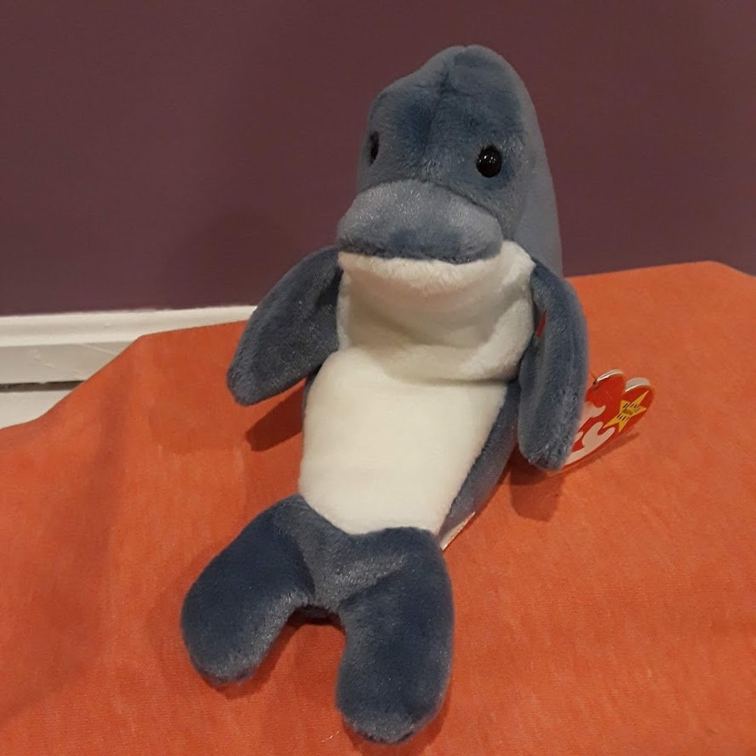 TY ECHO Beanie BABY Dolphin - Etsy