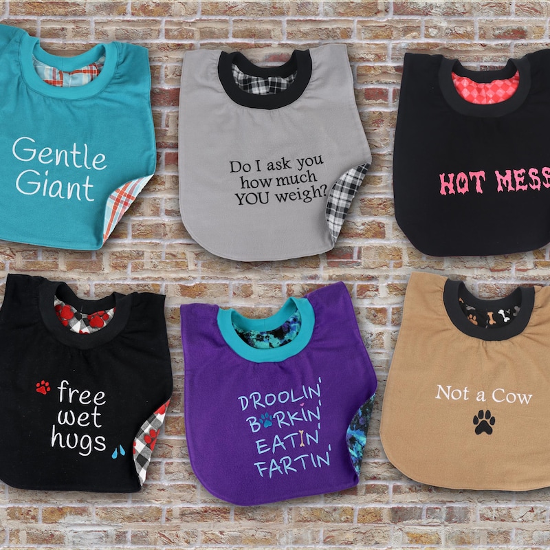 Dog Drool Bib - Etsy