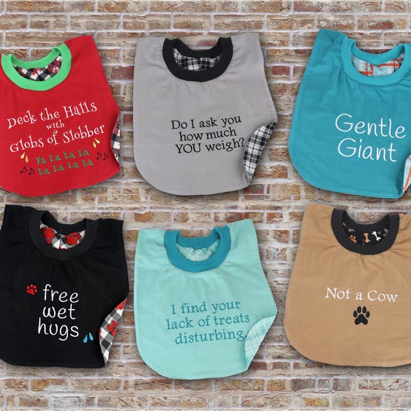 Dog Drool Bib - Etsy