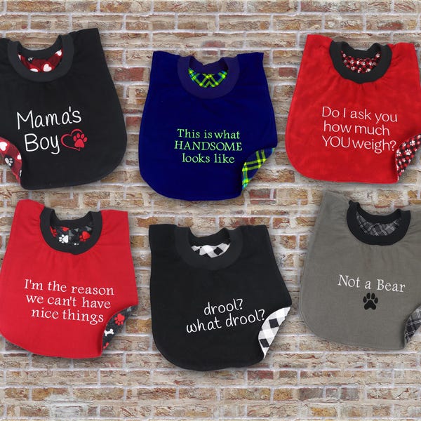 Dog Drool Bib - Etsy