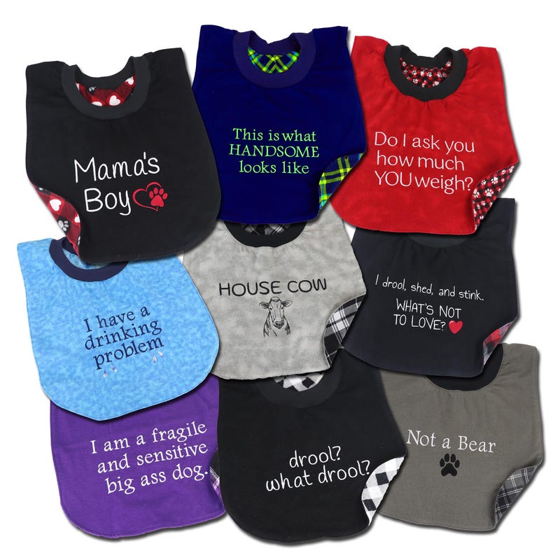 Dog Drool Bib - Etsy