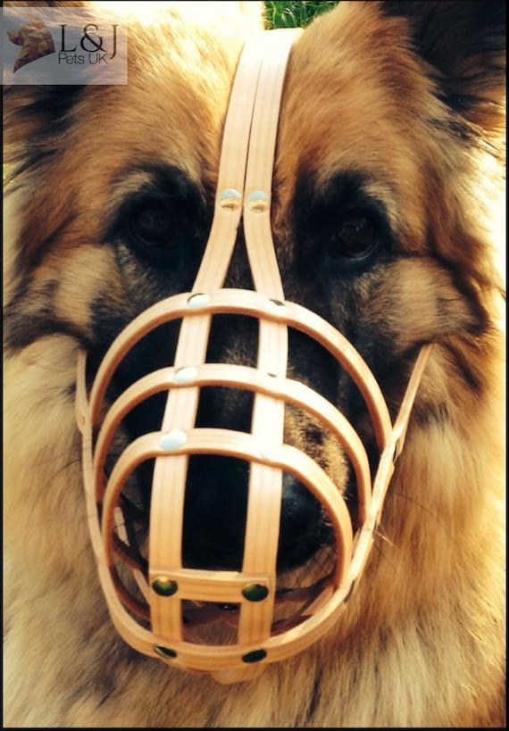 Museau de chien en cuir Berger allemand et autres museaux | Etsy France