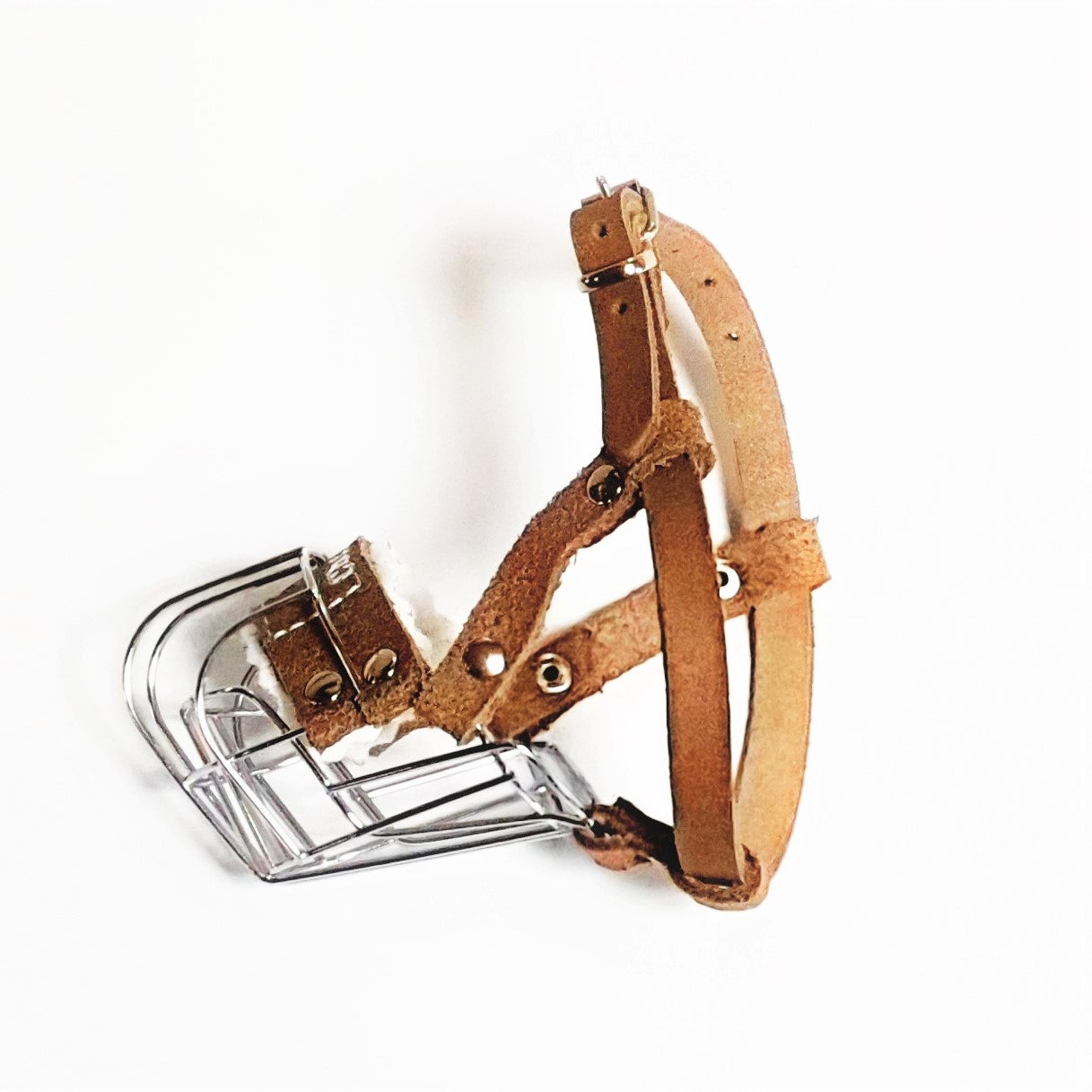 New Metal STRONG Wire Basket Dog Muzzle for Rattler Yorkshire - Etsy UK
